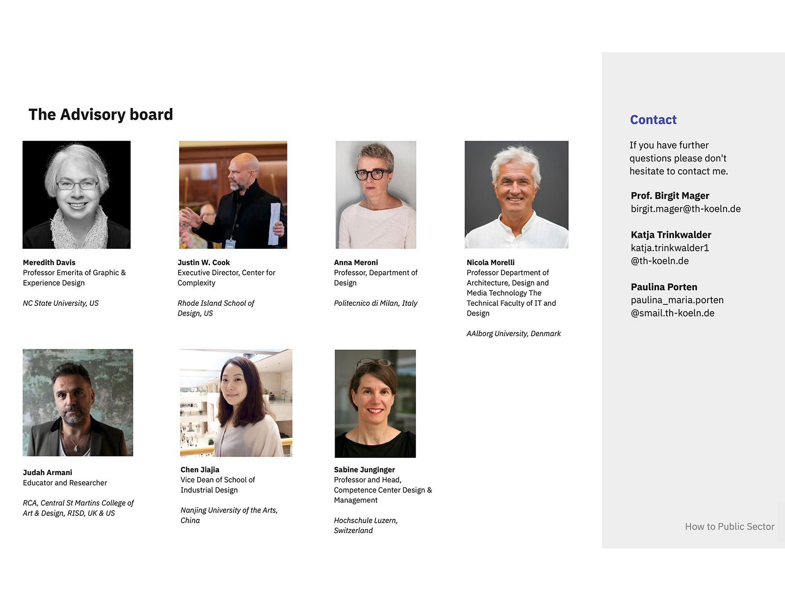 KISD: Service Design – How to Public Sector?